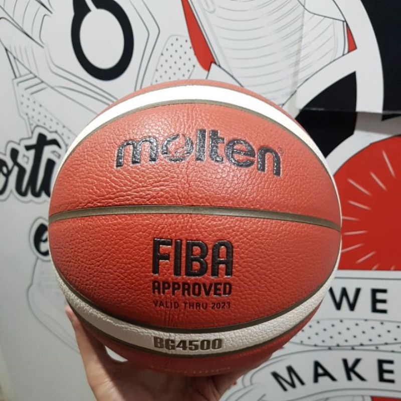 Jual Molten Bola Basket BG4500 Kulit Original | Shopee Indonesia