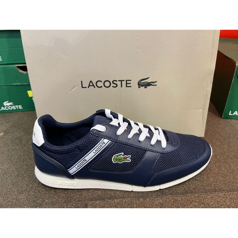 Jual sepatu lacoste menerva wht and nvy | Shopee Indonesia