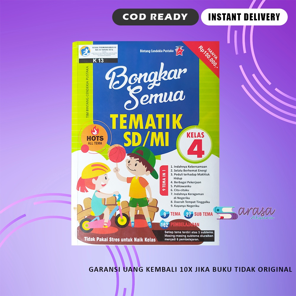 Jual BUKU PELAJARAN SD BONGKAR SEMUA TEMATIK SD MI KELAS 4 PENDAMPING ...