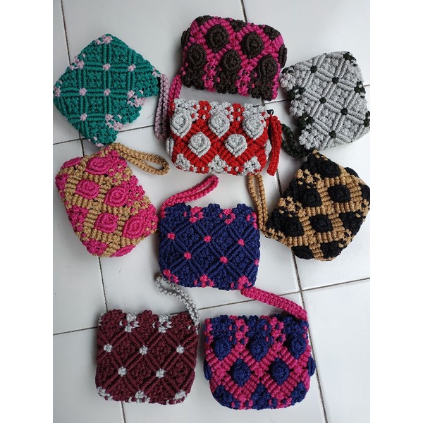 Dompet koin rajut talikur mini / dompet rajut / dompet wanita / dompet ... Dompet koin rajut talikur mini / dompet rajut / dompet wanita / dompet ...