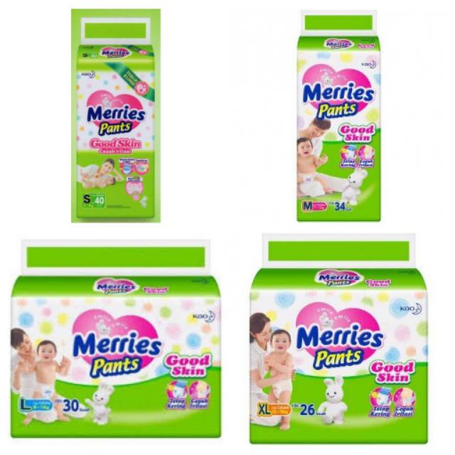 Jual MERRIES PANTS GOOD SKIN S40 / M34 / L30 / XL26 / XXL28 | Shopee ...