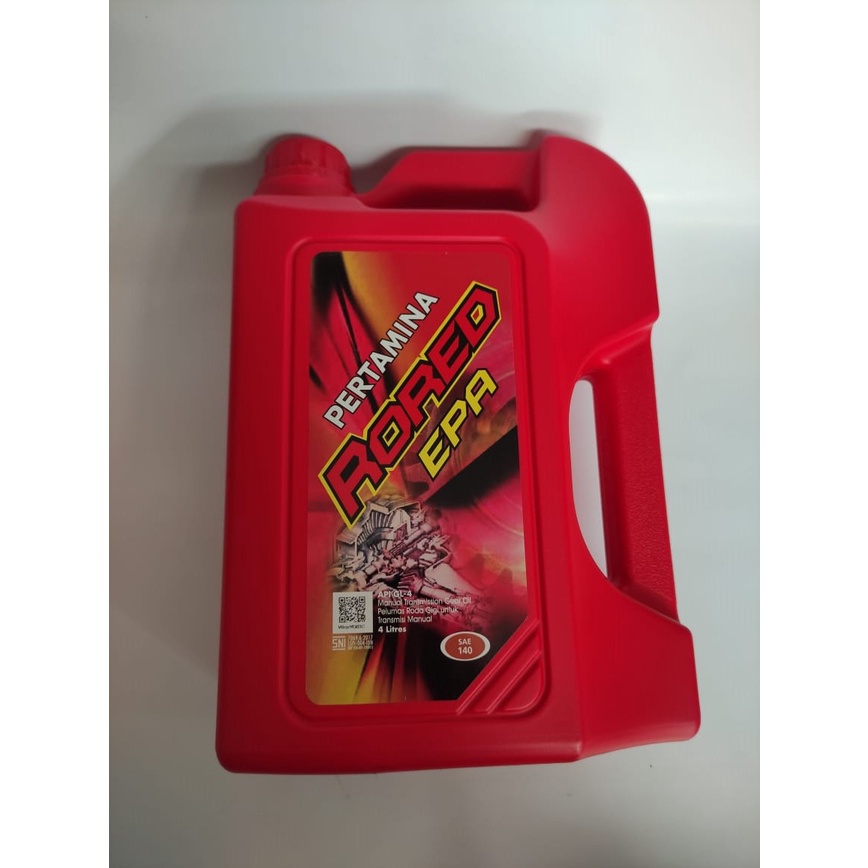 Jual Pertamina Rored EPA SAE 140 - Oli GARDAN TRANSMISI MANUAL 4 liter ...
