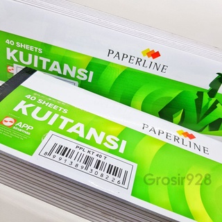 Jual Buku Kuitansi / Kwitansi Paperline Sedang PPL KT 40 T (40 lembar) | Shopee Indonesia