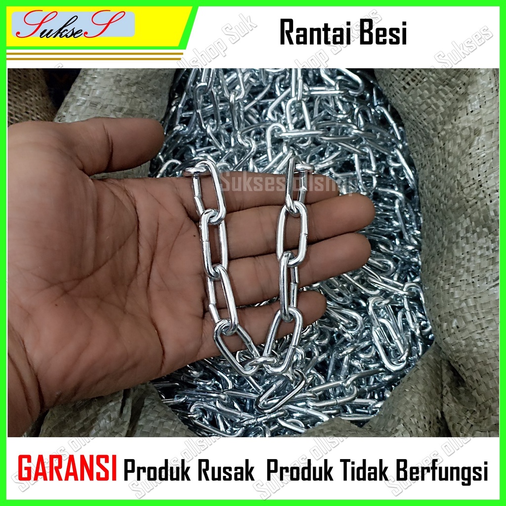 Jual Rantai Kapal 1/8 3 MM / Rantai Besi Kecil 3 MM / Harga Rantai ...