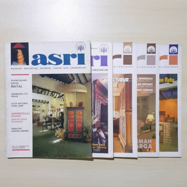 Jual PRELOVED INDONESIAN MAGAZINE ASRI MAJALAH ARSITEKTUR, INTERIOR ...