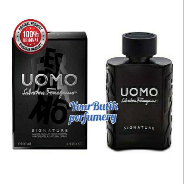 Jual Salvatore Ferragamo Uomo Signature Men EDP 100ml | Shopee Indonesia Jual Salvatore Ferragamo Uomo Signature Men EDP 100ml | Shopee Indonesia
