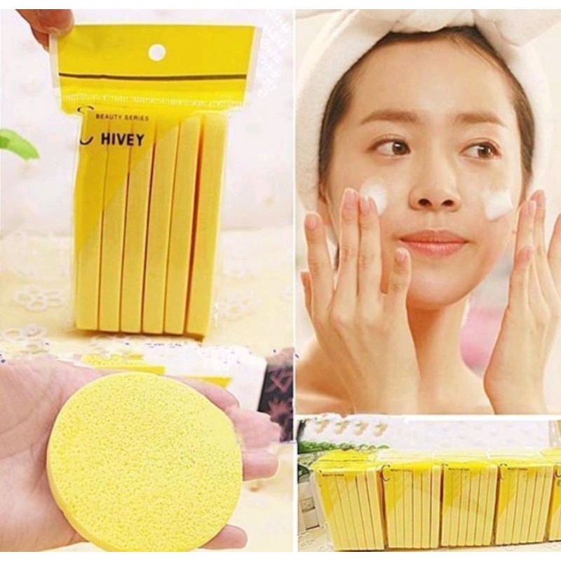 Jual sponge facial stick isi 12 pcs / spons facial / sponge kentang ...