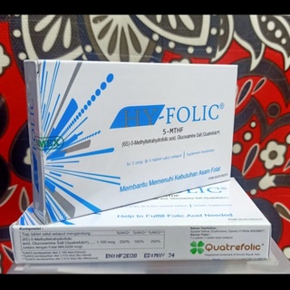 Jual HY-FOLIC (6S) 5-MTHF (BOX 30 TABLET) MEMENUHI KEBUTUHAN ASAM FOLAT ...