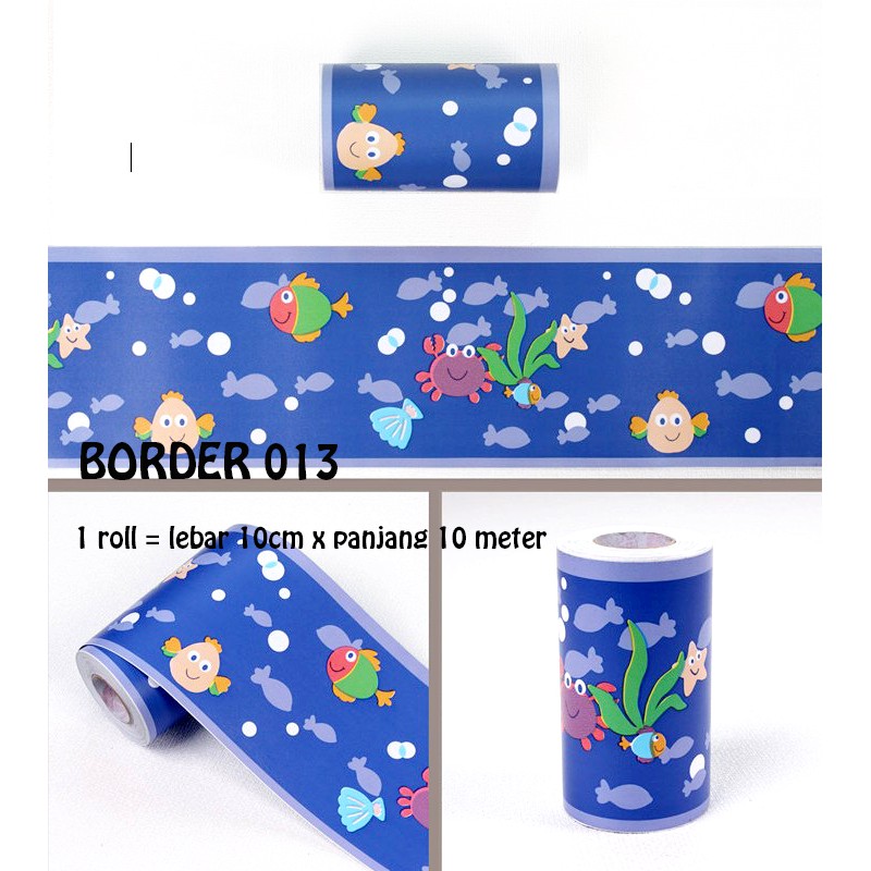 Jual WALLBORDER WALLPAPER BORDER 013 LIST BORDER Lebar 10.6cm X Panjang ...