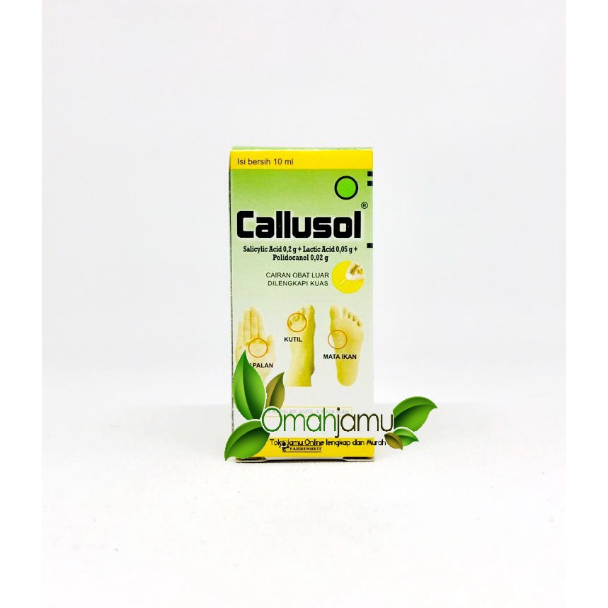 Jual CALLUSOL. OBAT MATA IKAN-KUTIL-KAPALAN Indonesia|Shopee Indonesia