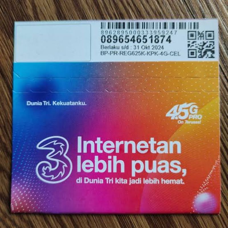 Harga kartu three sudah registrasi Terbaru Nov 2024 |BigGo Indonesia