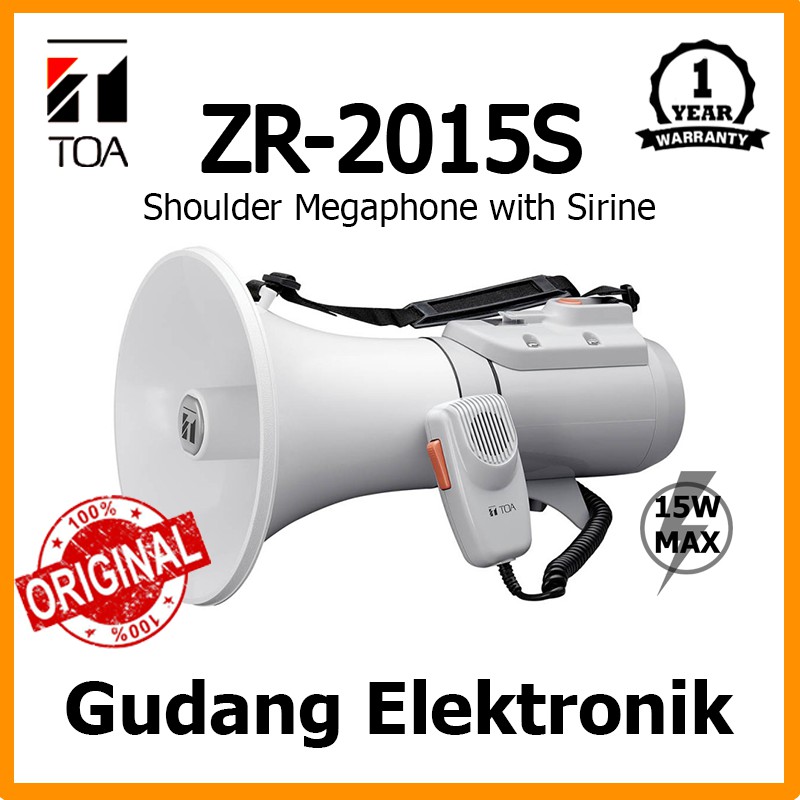 Jual MEGAPHONE TOA ZR-2015S (SIRINE) | Shopee Indonesia