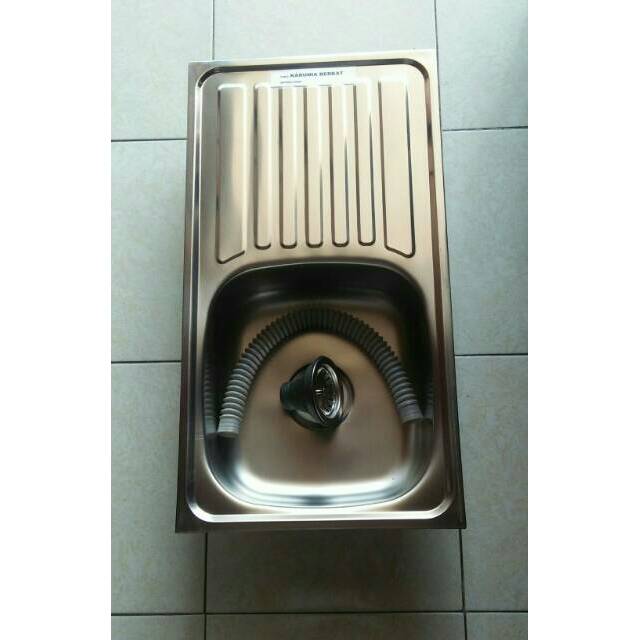 Bak Cuci Piring Stainless Steel Single | Shopee Indonesia