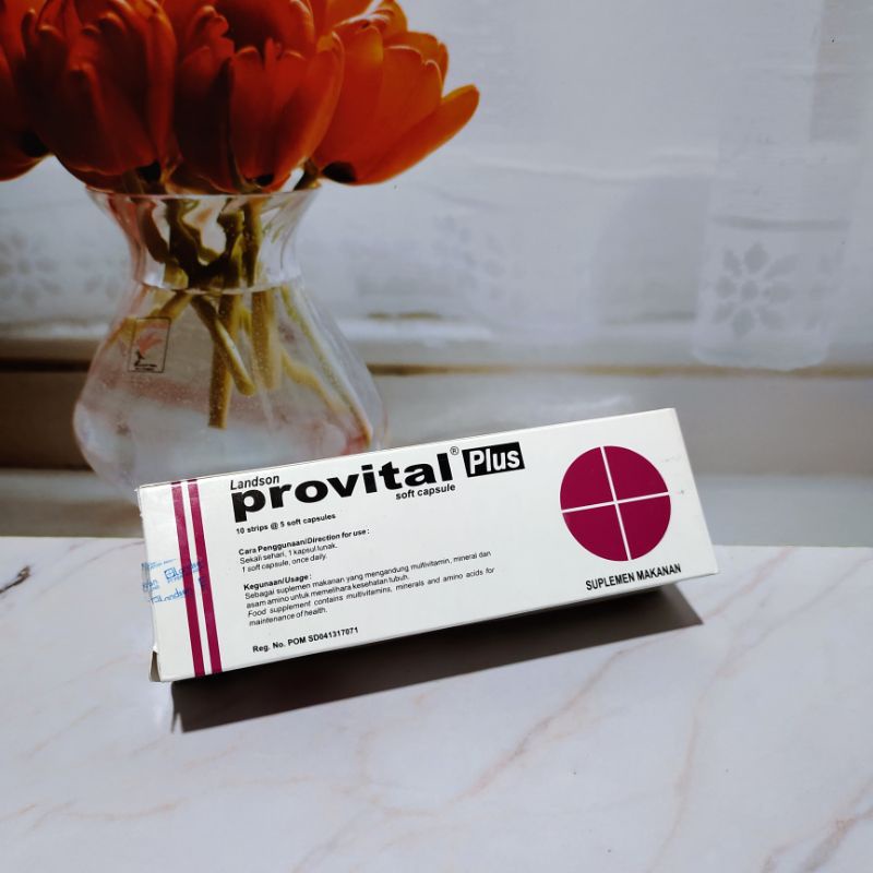 Jual Provital Plus Box isi 50kapsul | Shopee Indonesia
