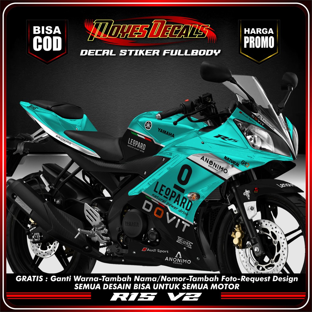 Jual STRIPING R15 V1 V2 DECAL R15 LAMA STICKER YAMAHA R15 V1 R15 V2 ...