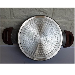 Jual Cypruz Cyprus Panci Induksi Marble + Tutup Kaca 20 cm PI-0735 ...