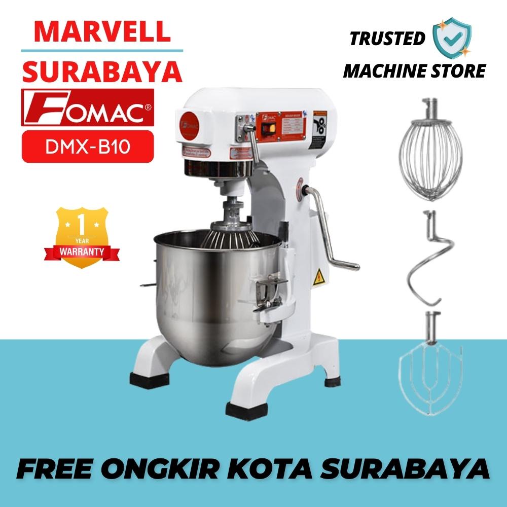Jual PLANETARY MIXER FOMAC DMX B10 MIXER ADONAN ROTI KUE TELUR 10 LITER ...