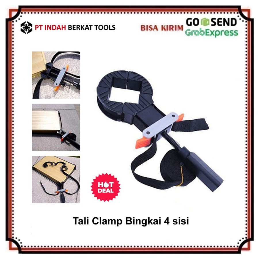 Jual Tali Clamp Bingkai 4 Sisi - Corner Clamp Klem Sudut Siku ...