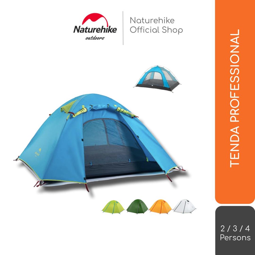 Jual Naturehike Tenda Professional 2 3 4 Orang 210T Camping Dome ...