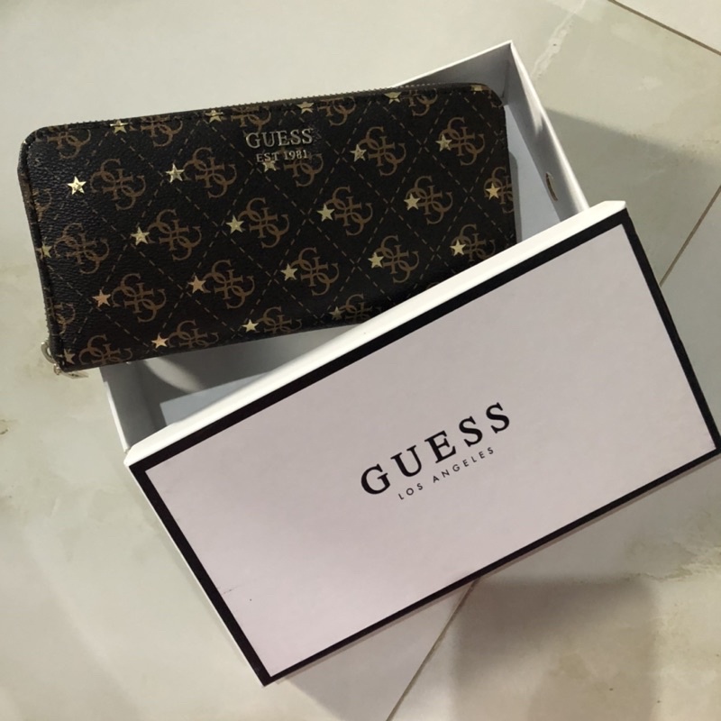 Jual Guess Los Angeles dompet wanita 100%NEW & ORI (ada minus dikit ...