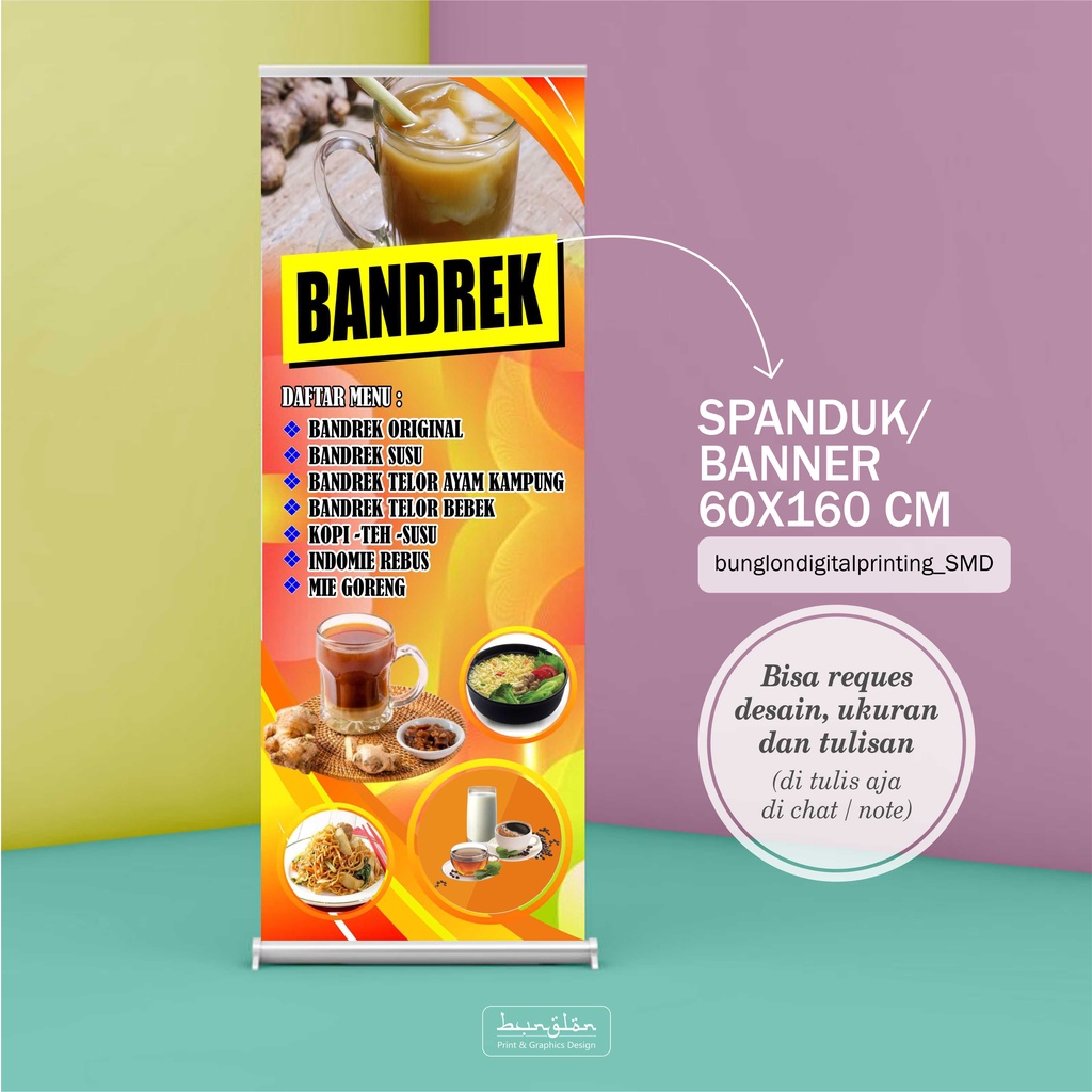 Jual Size 60x160 Cm, Spanduk Banner Bandrek Murah Berkualitas | Shopee ...
