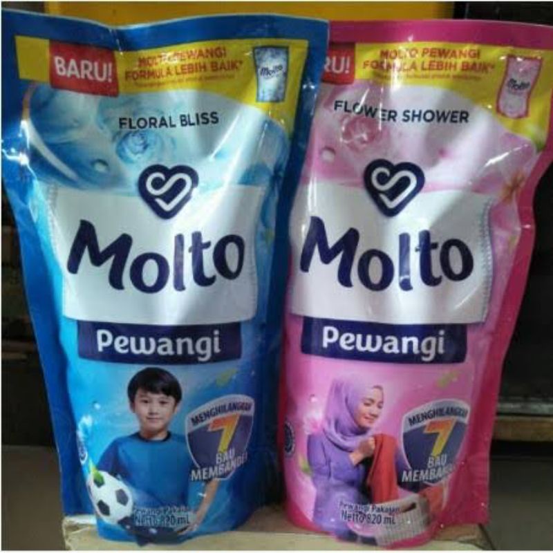 Jual Molto Pewangi Pakaian Refill Kemasan 820ml | Shopee Indonesia