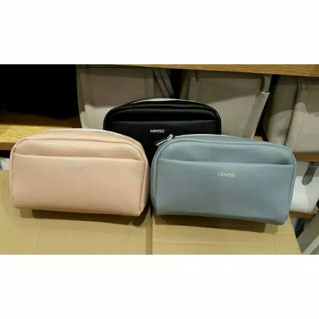 Jual Rectangle pouch miniso Indonesia|Shopee Indonesia