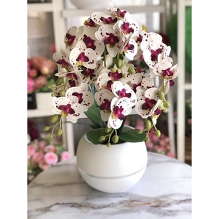 Jual HOME DECOR BUNGA ANGGREK ARTIFICIAL SEMI LATEX CABANG 6 / BUNGA ...