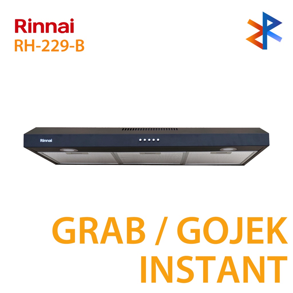 Jual Slim Cooker Hood Rinnai RH-229B / RH 229 B 90cm Black | Shopee Indonesia