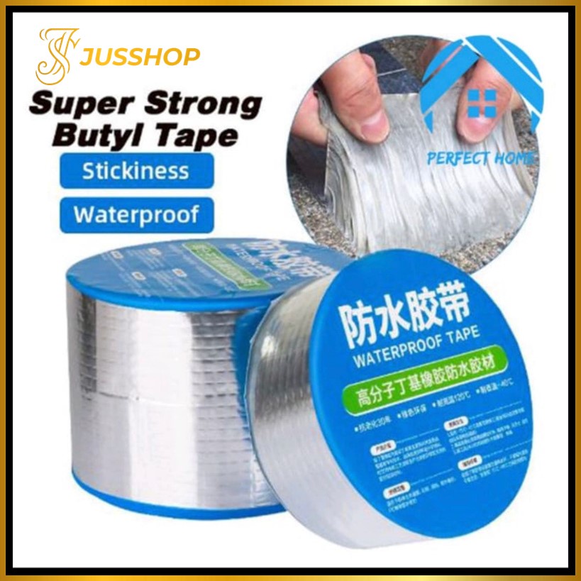 Jual Lakban Anti Bocor Aluminium Foil Waterproof Tape Tahan Panas Anti Air Serbaguna | Shopee ...