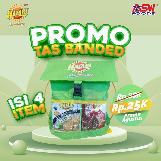 Jual Tas Banded Biskuit Hatari | Shopee Indonesia