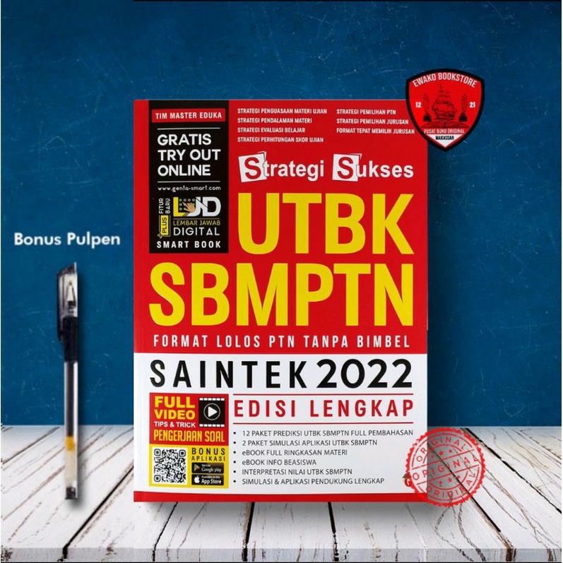Jual BUKU SBMPTN SAINTEK - BUKU UTBK SAINTEK - STRATEGI SUKSES UTBK SBMPTN SAINTEK 2022 FORMAT ...