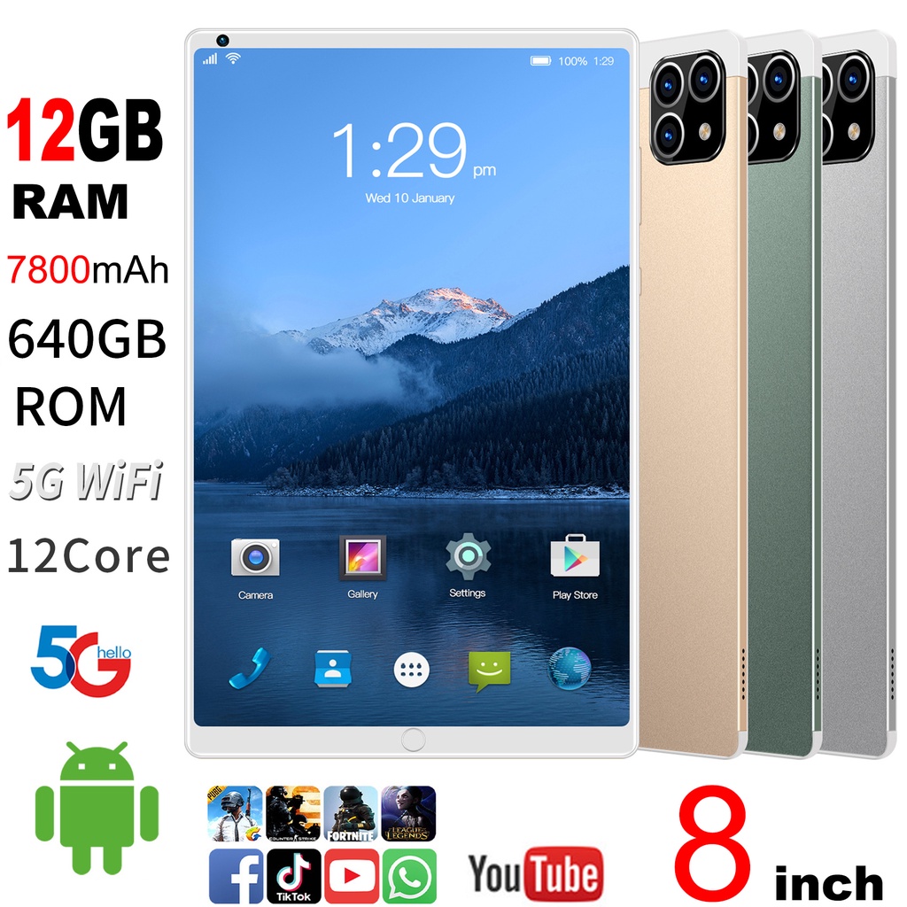 Jual 2022 galaxy tab baru 5G 12 GB + 512 GB Android tablet pembelajaran ...