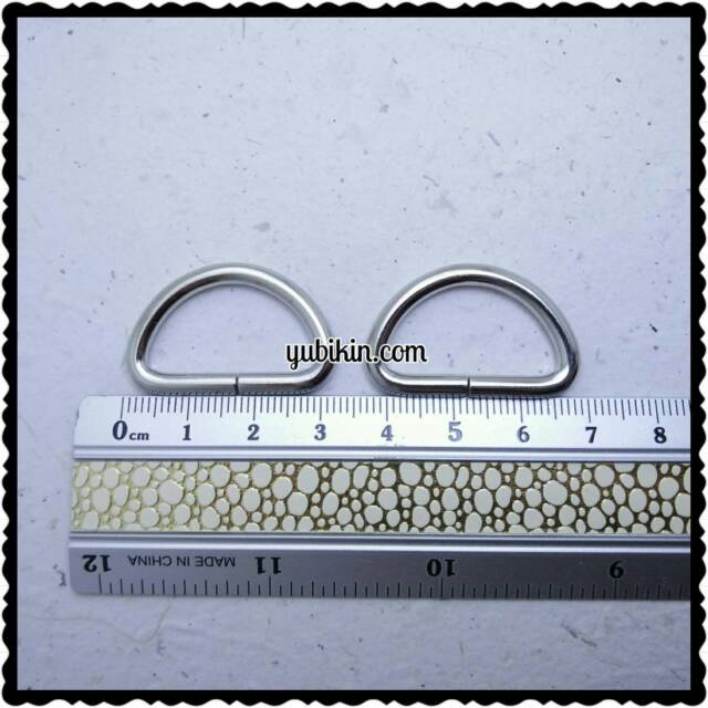 Jual 12 Piece Ring D 2,5cm Tebal 3mm Silver Ring Tas Besi | Shopee ...