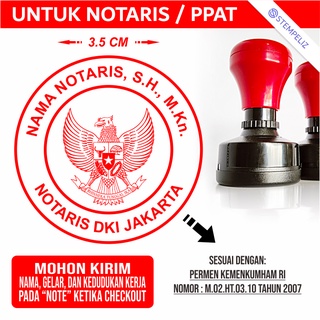 Jual Stempel PPAT / NOTARIS Sesuai Aturan Permen | Shopee Indonesia