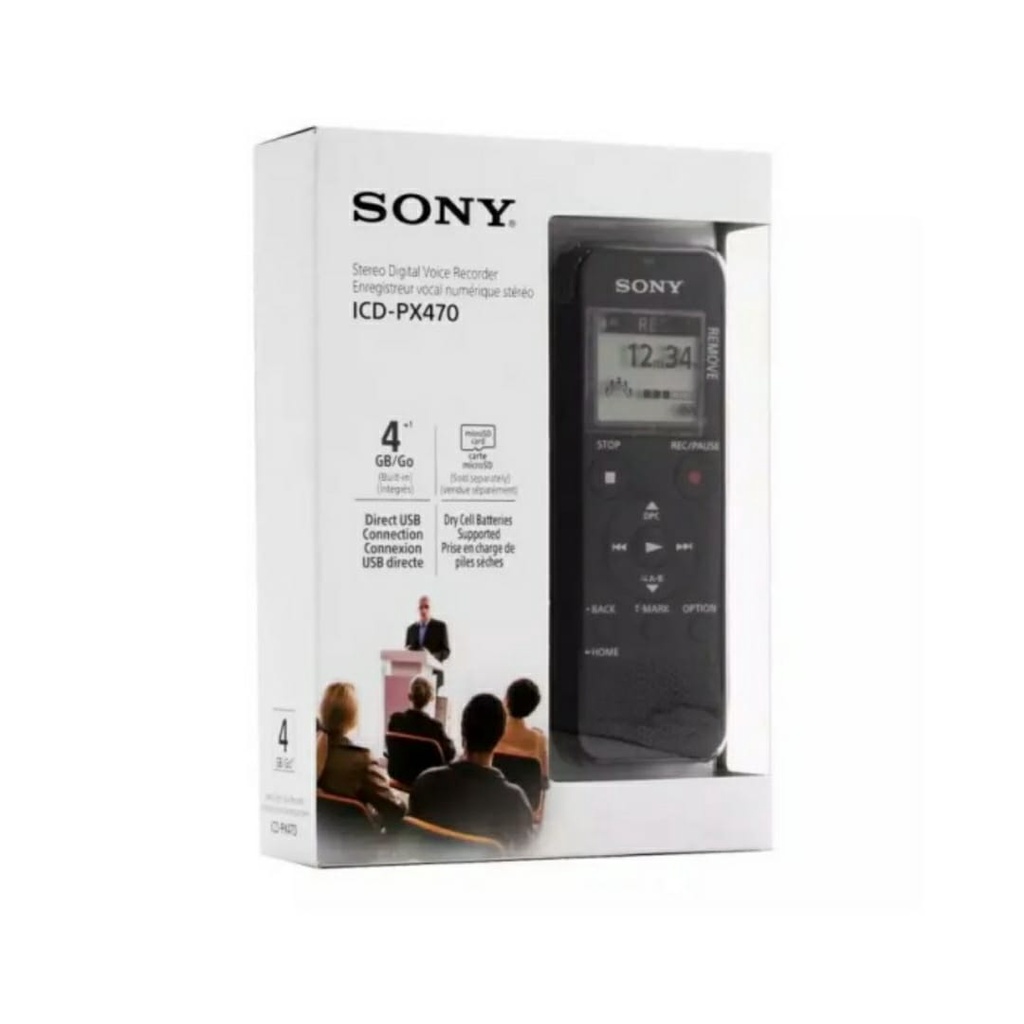 Jual Voice Recorder Sony ICD-PX470 Alat Perekam Suara Digital | Shopee ...