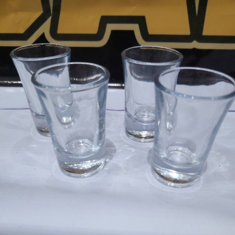 Jual Gelas Sloki Kecil Kaca Minum Anggur tebal gelas mini Gelas Soju ...