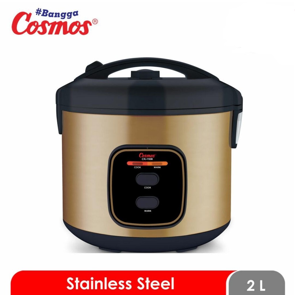 Jual Magic Com Cosmos 2 Liter Rice Cooker Luar Dalam Stainless Steel ...