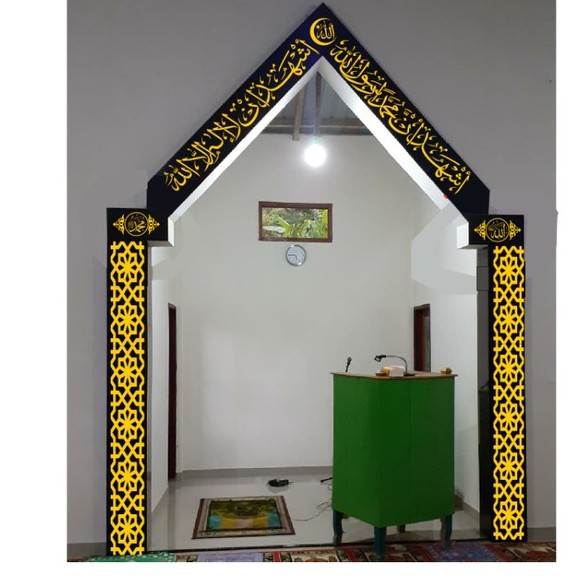 Jual sticker cutting kaligrafi masjid dan ornamen masjid | Shopee Indonesia