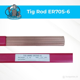 Jual Kawat Las Argon/Tig Rod/ Filler Besi ER70S-6 diameter 2.4mm ...
