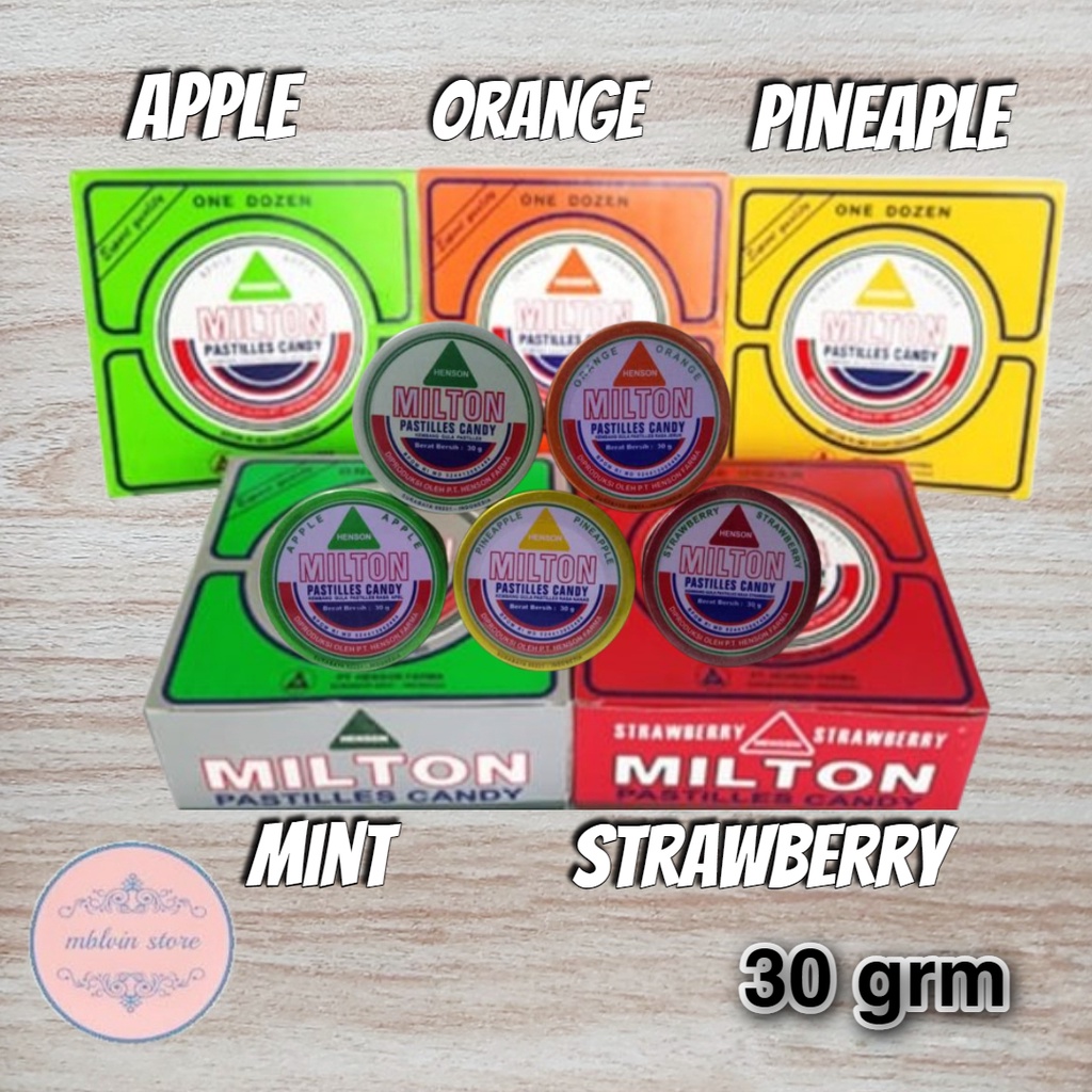 Jual Permen Milton Pastilles 30gr | Shopee Indonesia