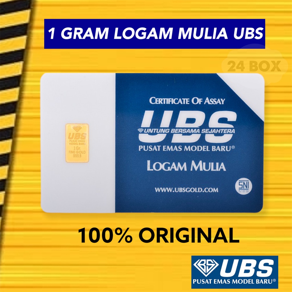 Jual LM UBS 1 GR , LOGAM MULIA EMAS UBS 1 GRAM | Shopee Indonesia