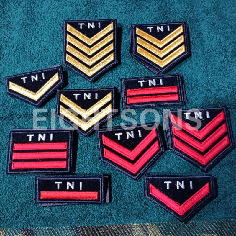 Jual Pangkat PDU Upacara TNI AD Tentara Prada Pratu Praka Kopda Koptu ...