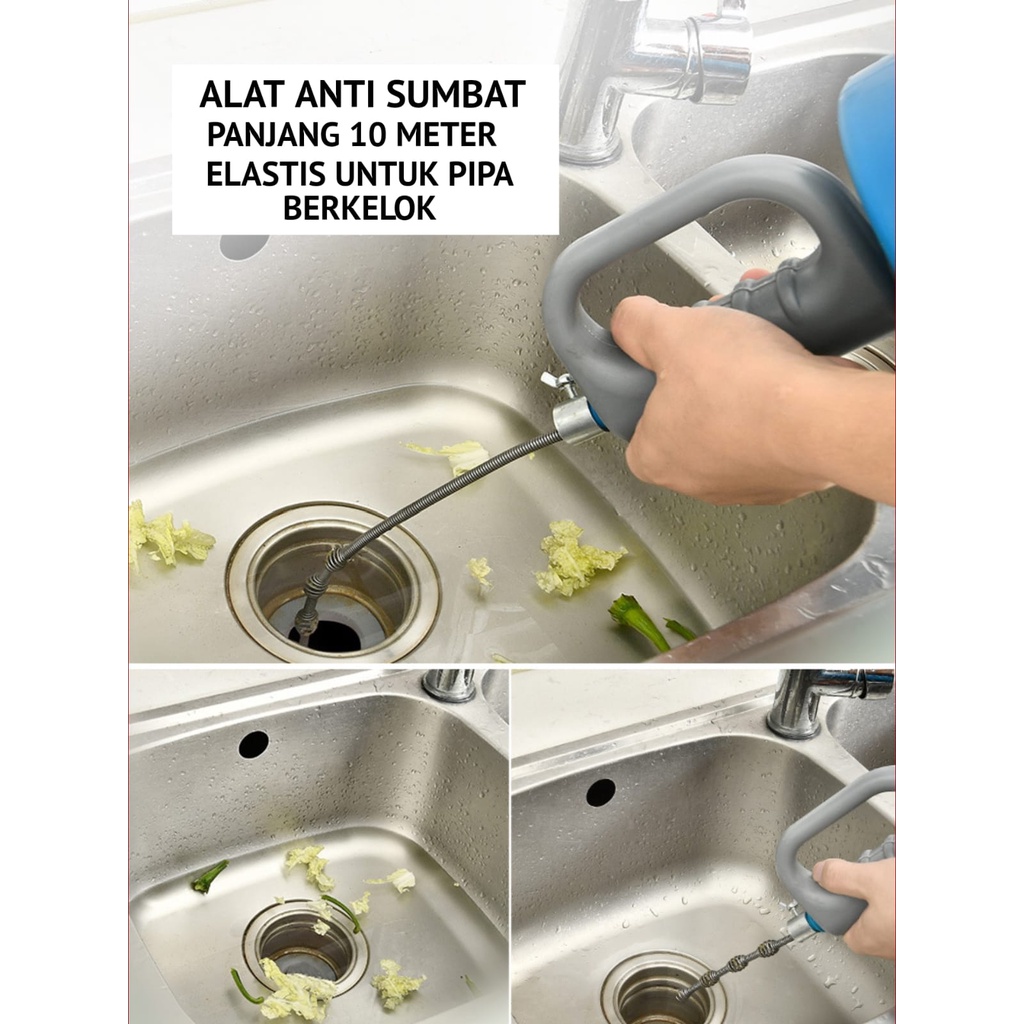 Jual Alat Anti Sumbat Anti Mampet Pipe Cleaner Terlaris seling Kawat ...