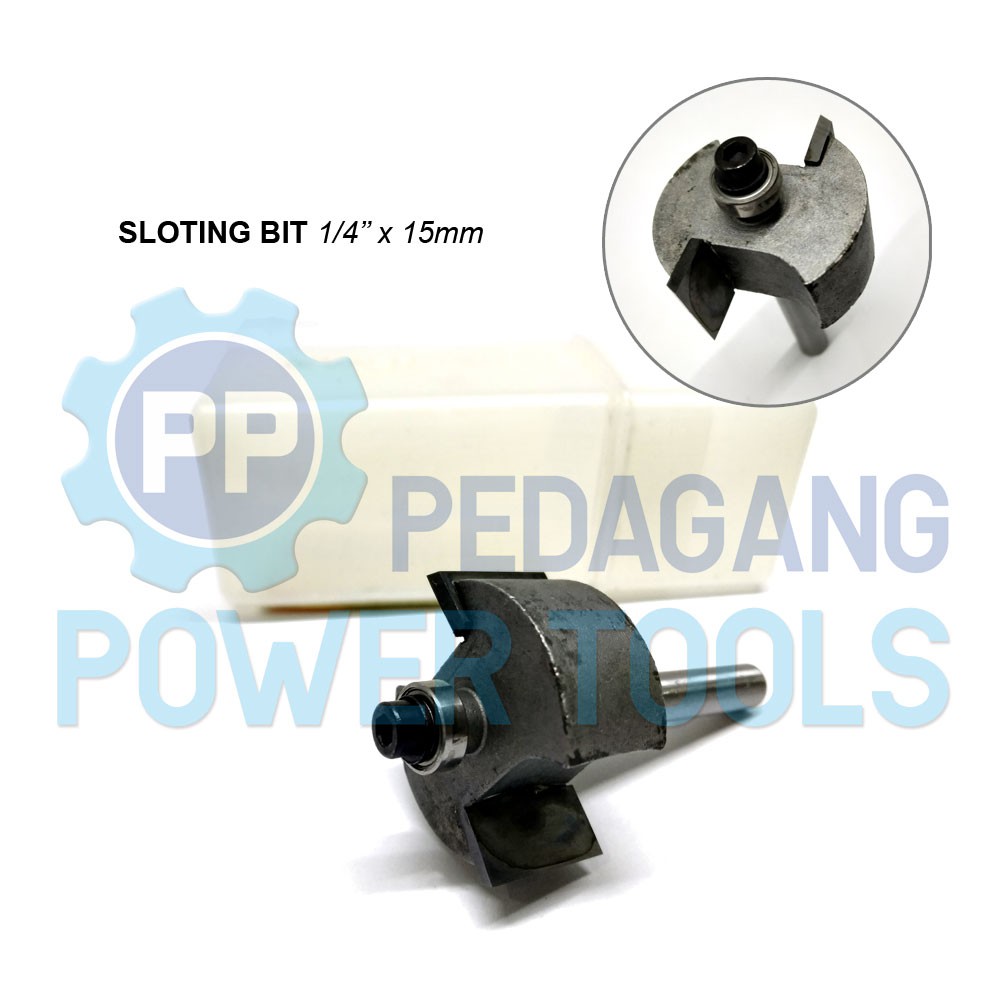 Jual MATA SLOTING BIT 15 MM MESIN PROFIL KAYU WOOD TRIMMER ROUTER ...