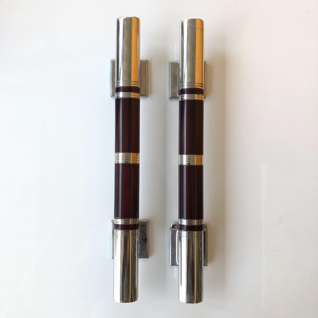 Jual HANDLE PINTU TARIK MOTIF KAYU MAHONI / GAGANG PINTU / TARIKAN ...