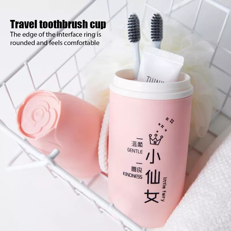 Jual Wadah tempat sikat gigi pasta odol set tabung travel gelas kumur ...