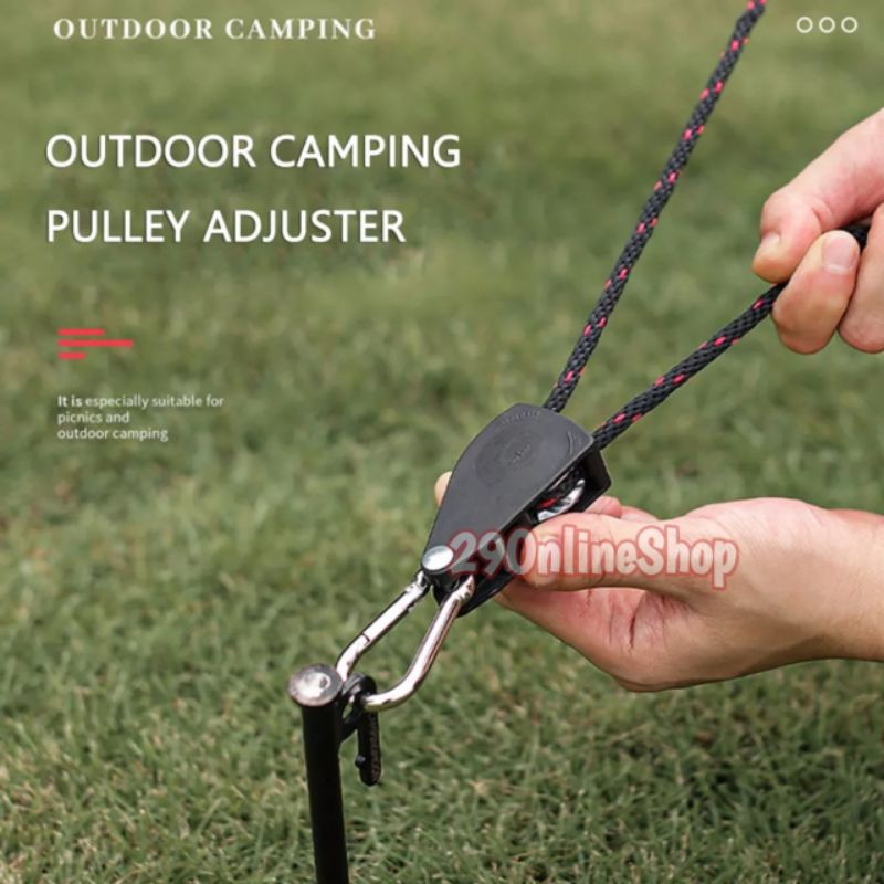 Jual katrol tali guyline stopper buckle carabiner karabiner flysheet ...