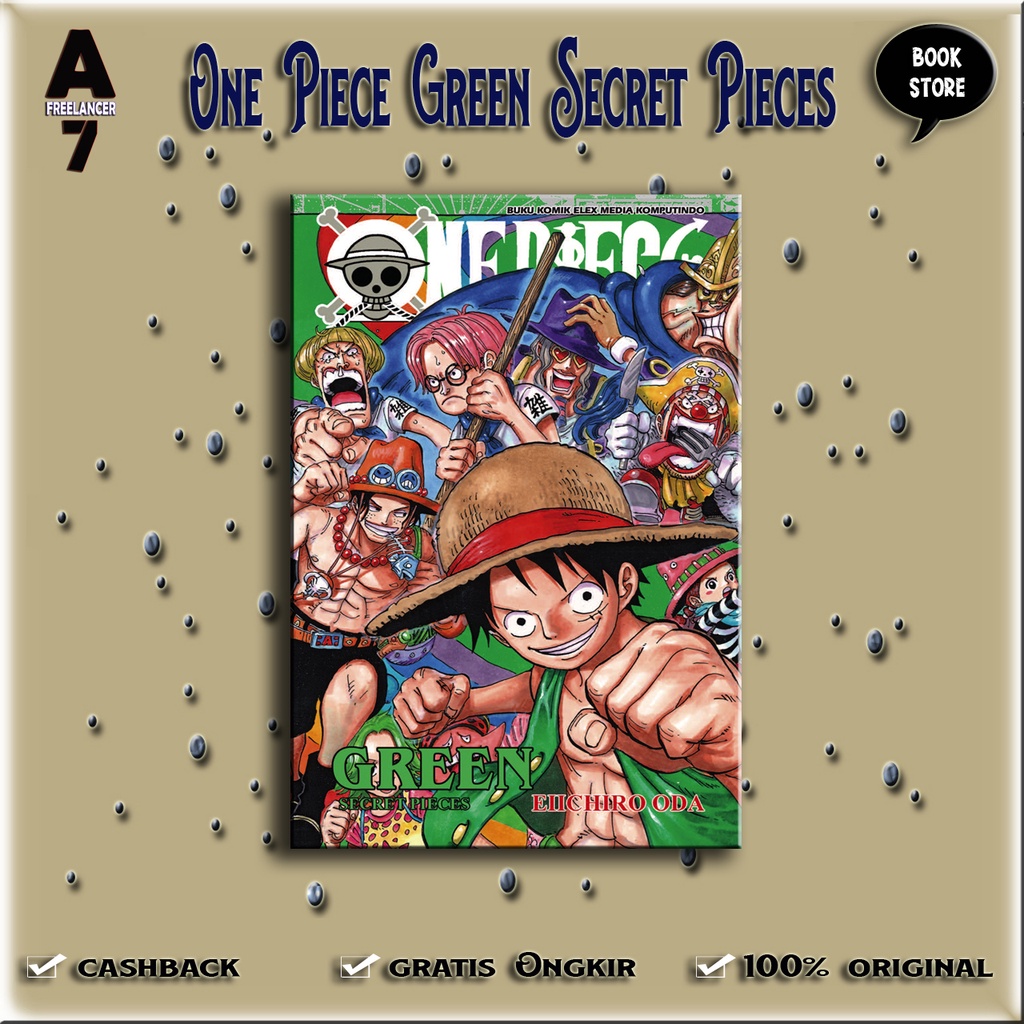 Jual Komik One Piece Green Secret Pieces - Eiichiro Oda | Shopee Indonesia