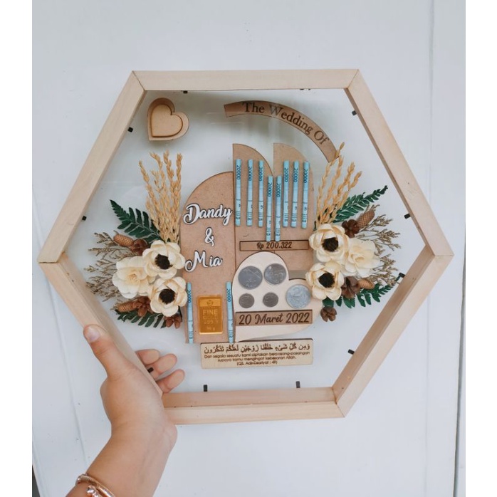 Jual Mahar Nikahan Model Hexagonal Transparan | Shopee Indonesia